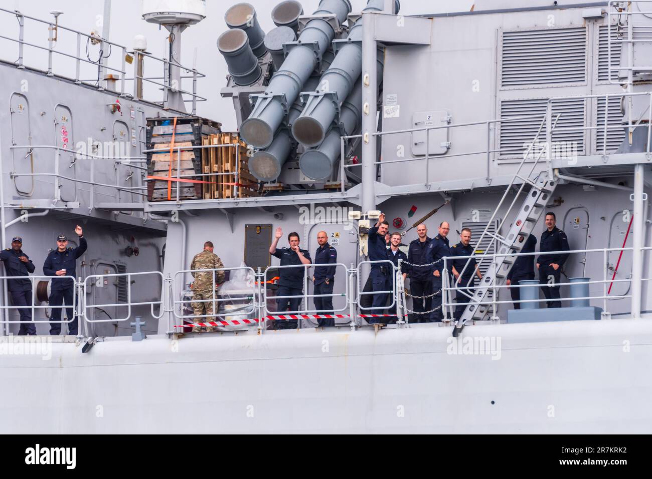 Kiel, Deutschland, 16. Juni 2023, Die Deutsche Marine begrüßt zur ...