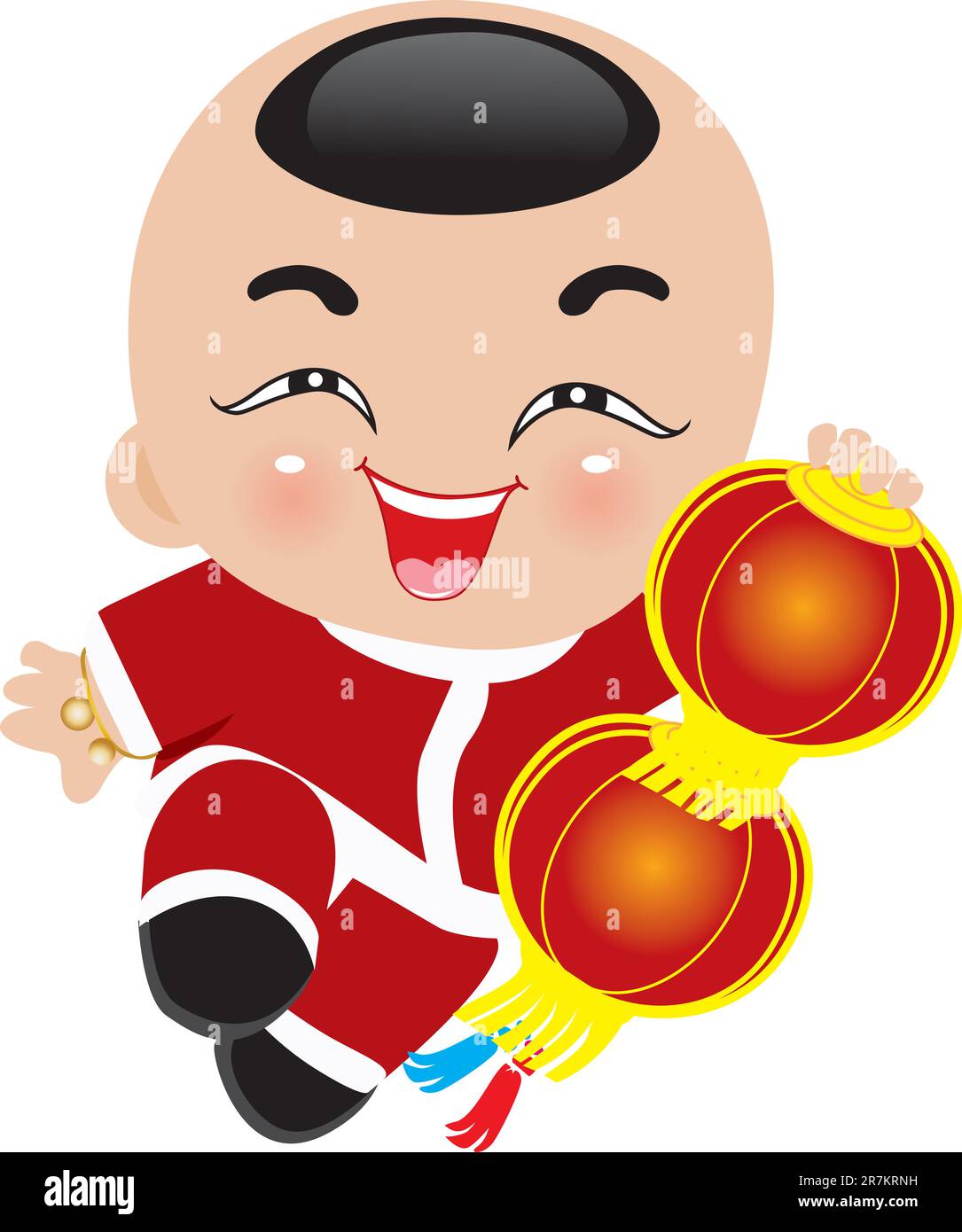 New Year Greetings boy Stock Vector Image & Art - Alamy