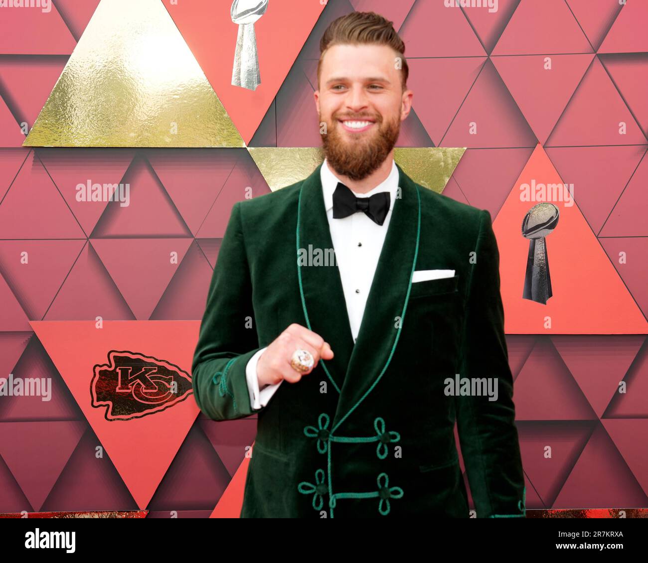 Kansas City, Missouri, USA. 15th June, 2023. Harrison Butker walks the ...