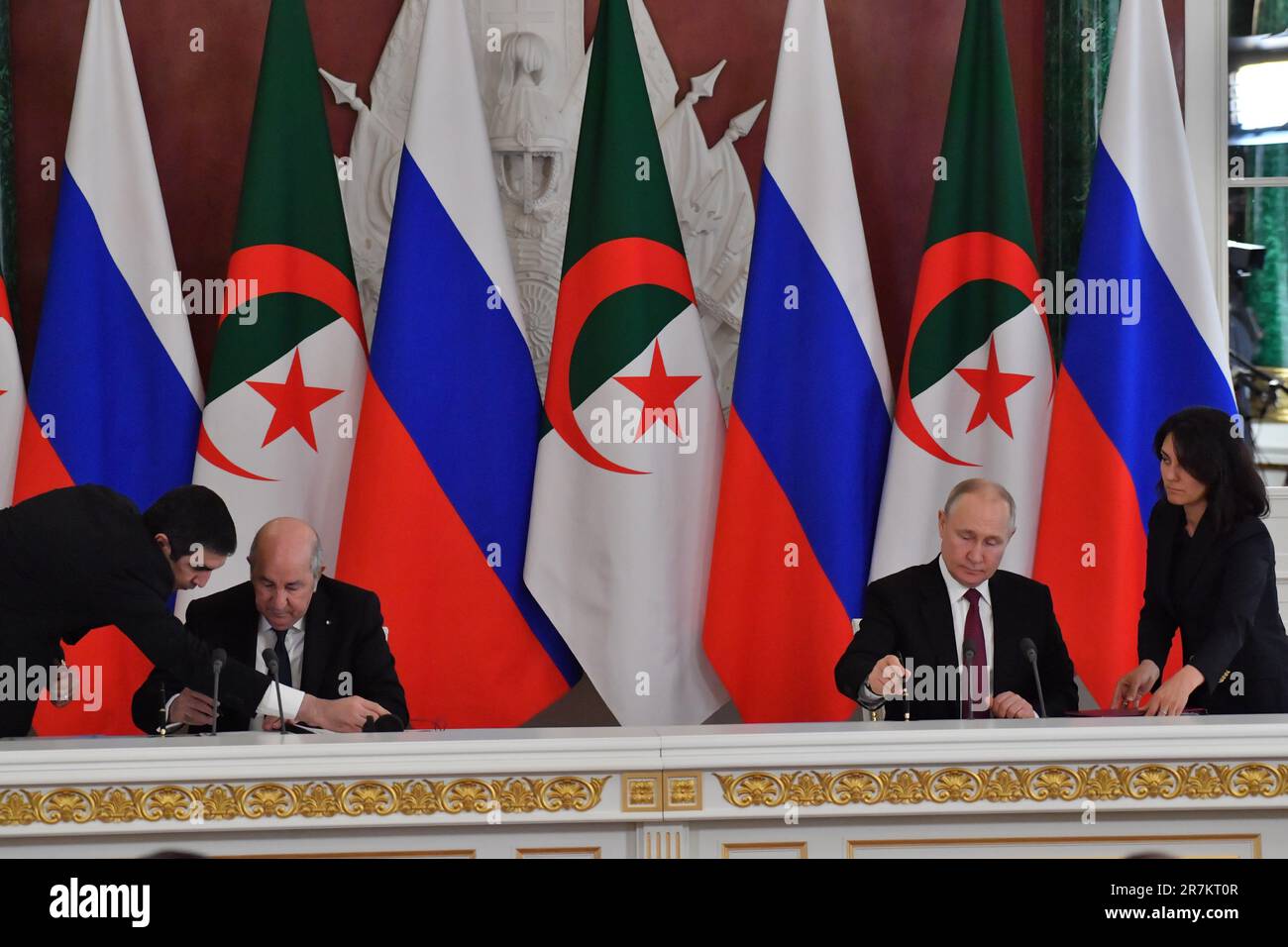 Moscow. Algerian President Abdelmajid Tebboun and Russian President ... Moscow. Algerian President Abdelmajid Tebboun and Russian President ...