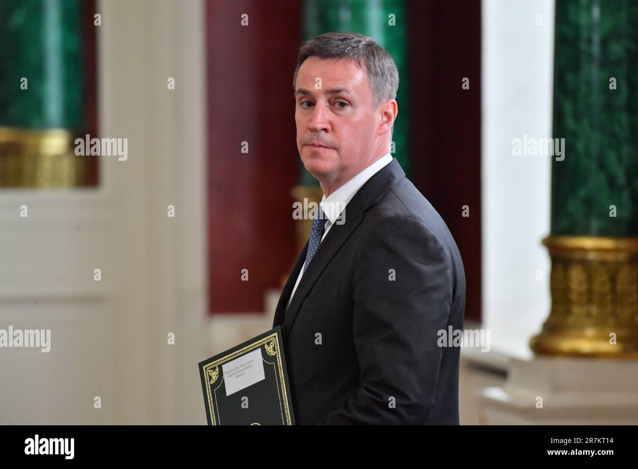 Moscow. Russian Minister of Agriculture Dmitry Patrushev during a ...