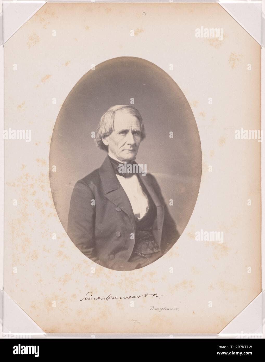 Simon Cameron c. 1859 Stock Photo - Alamy