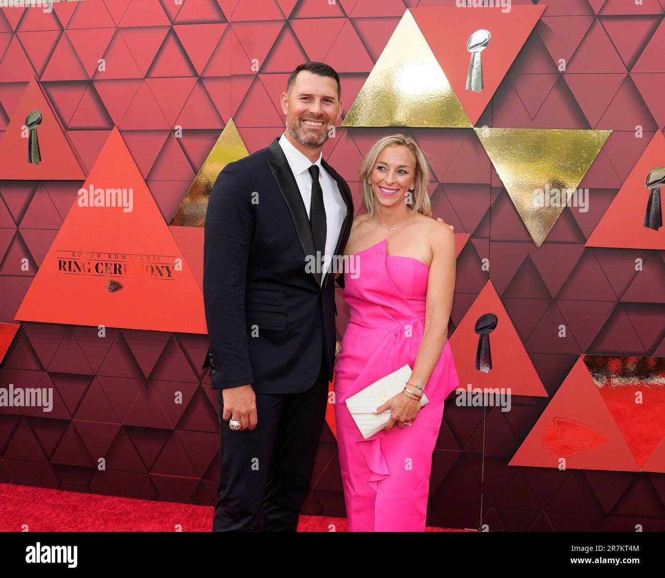 Kansas City, Missouri, USA. 15th June, 2023. Chad Henne and his wife ...