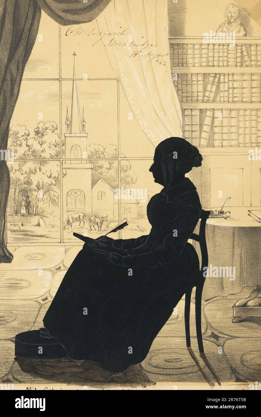 Catherine Maria Sedgwick 1842 Stock Photo - Alamy