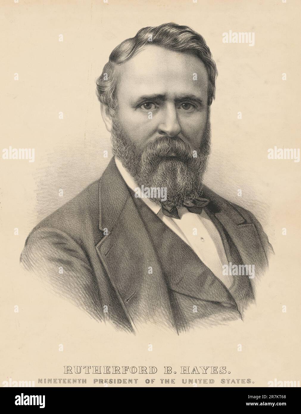 Rutherford B. Hayes c. 1877 Stock Photo - Alamy