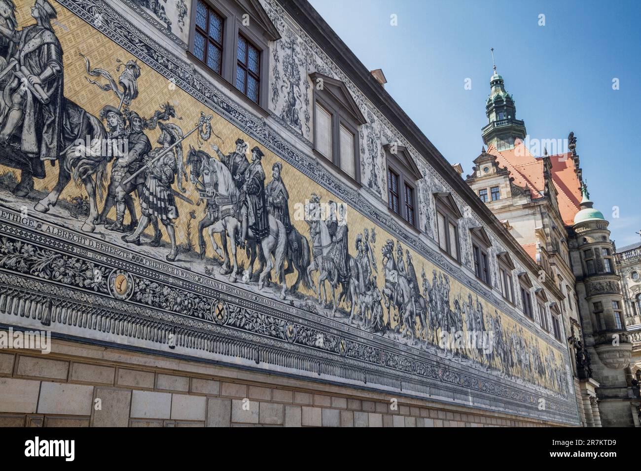 Mural procession of princes hi-res stock photography and images - Alamy