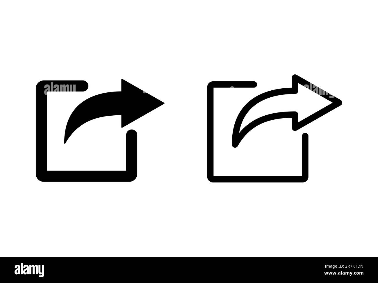 Share icon set. Sharing vector icon Stock Vector Image & Art - Alamy