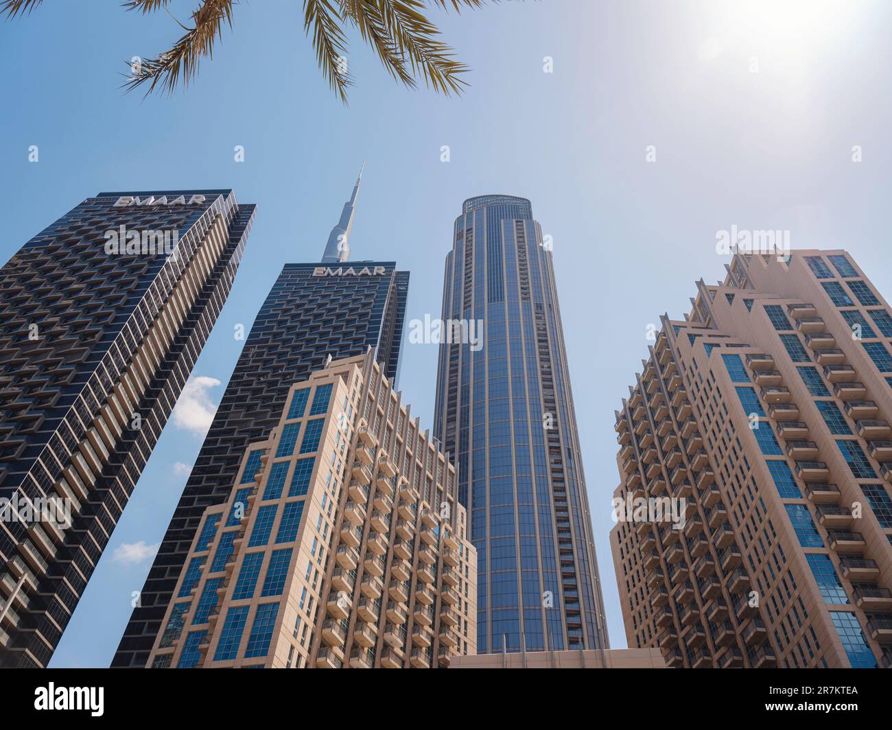 23 March 2023, Dubai, UAE: Downtown Dubai is a crowded area that is ...