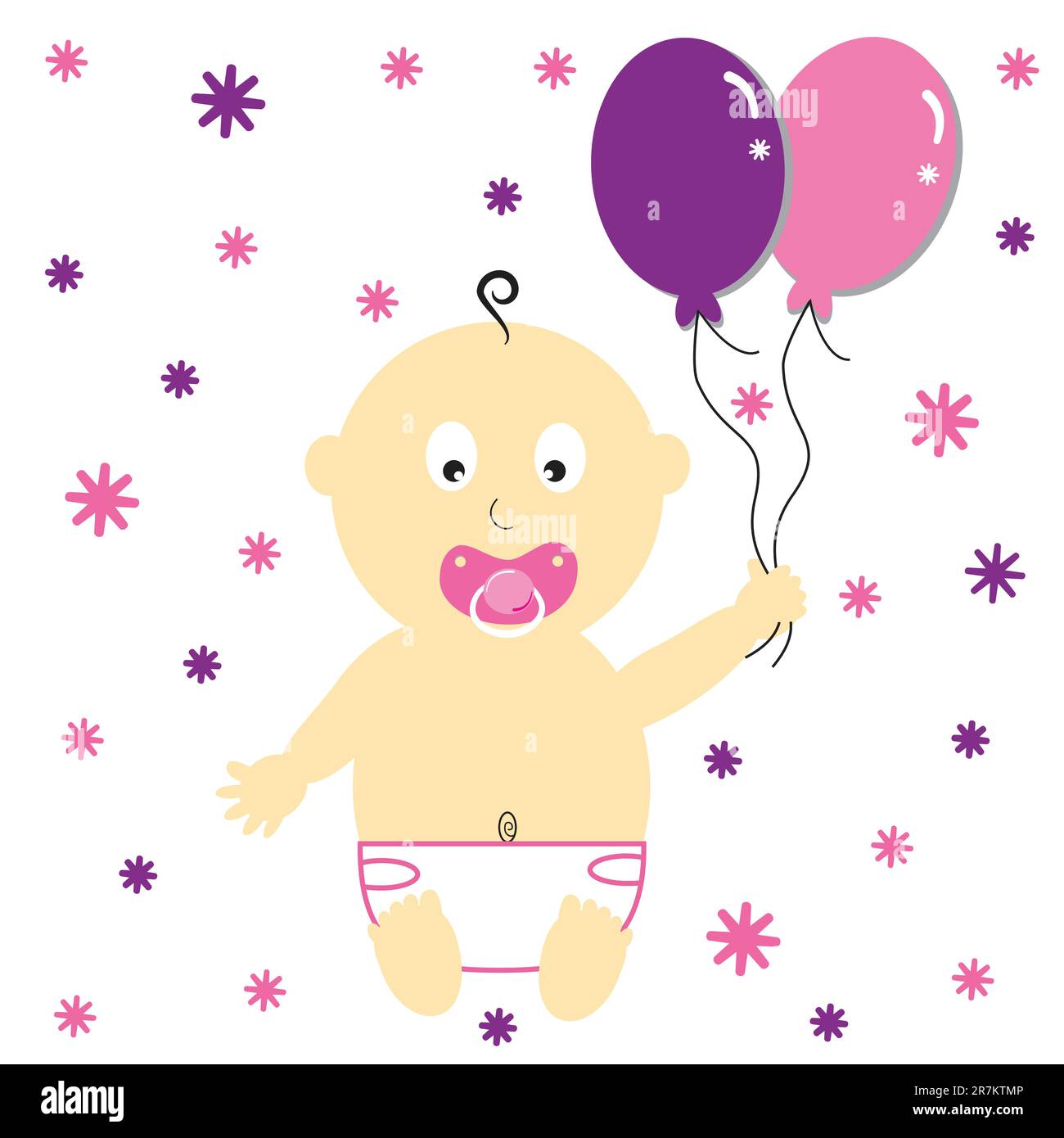 Baby shower party celebration Stock Vector Images - Alamy
