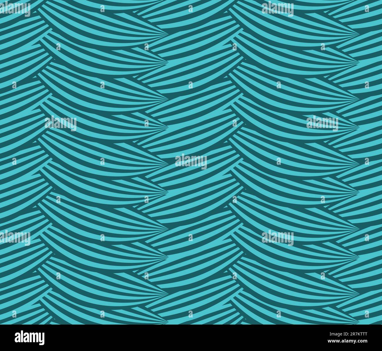 Blue abstract seamless pattern. Water texture. Wave wallpaper. Vector ...
