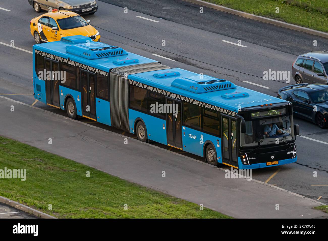 11.05.2023 Russia, Moscow. In the photo: Bus with route No. 642 of the ...