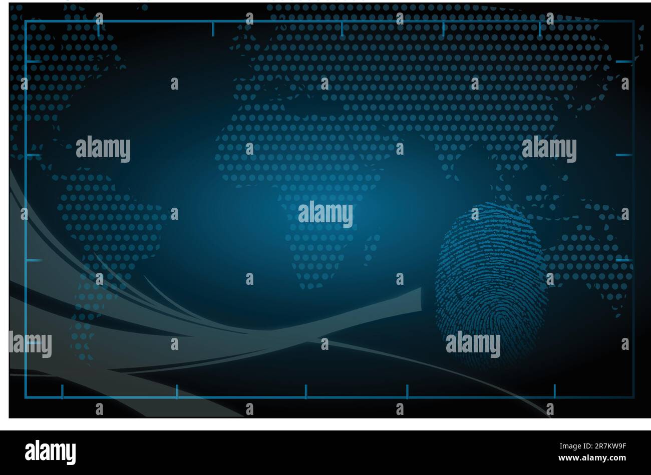 dark blue technology background illustration design Stock Vector Image ...