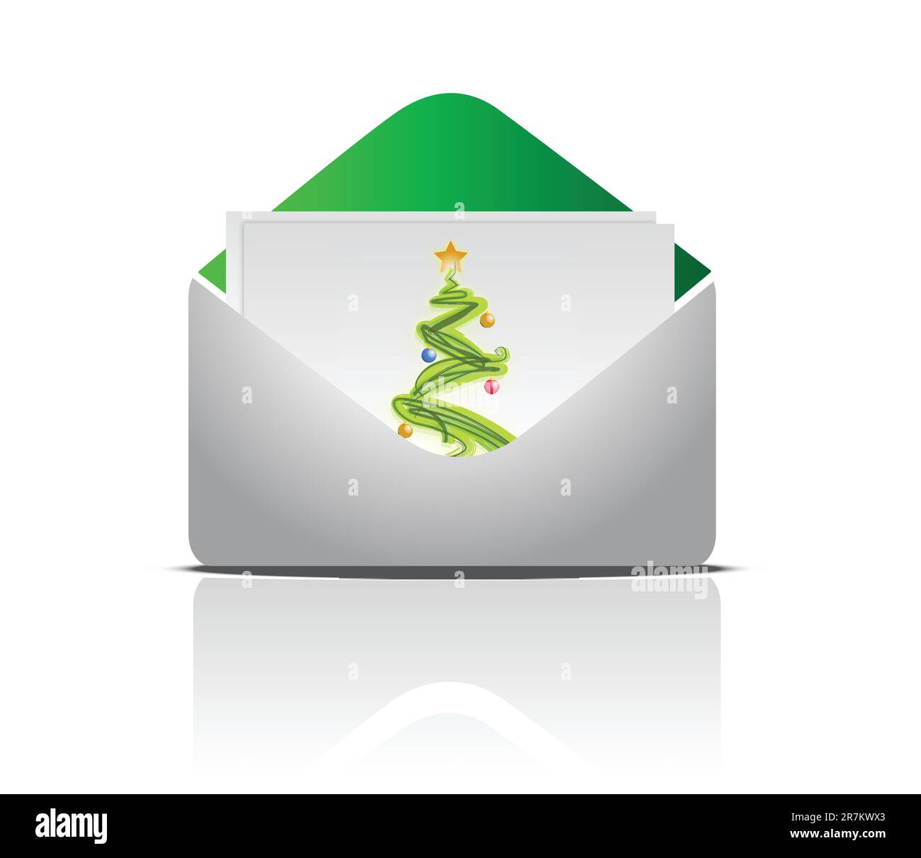 Document inside envelope icon image Stock Vector Images - Alamy
