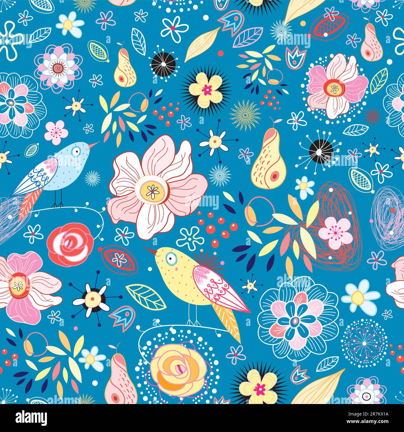 Vintage singing home Stock Vector Images - Alamy