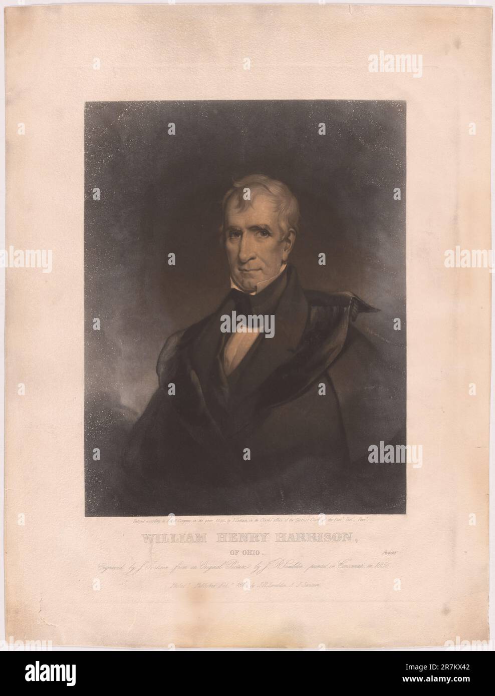 William henry harrison 1840 hi-res stock photography and images - Alamy