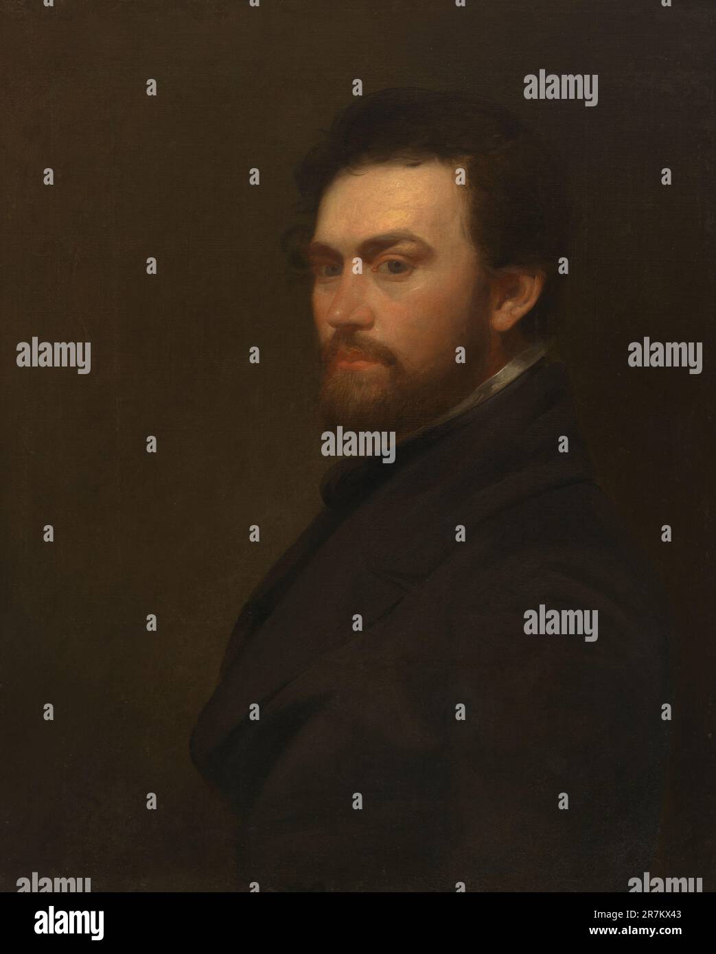 George Fuller Self-Portrait before 1860 Stock Photo - Alamy