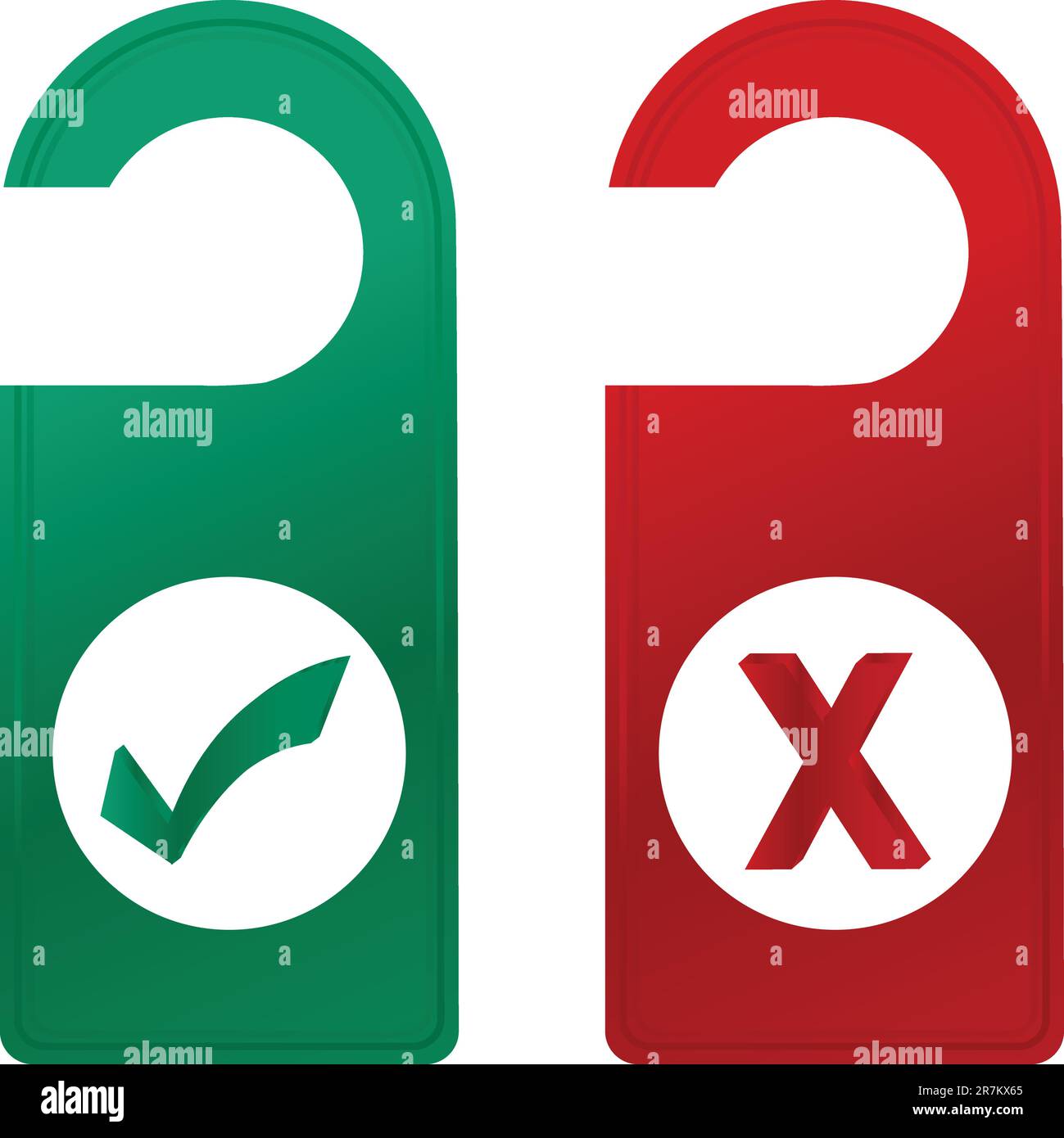 Do Not Disturb Door Signs Illustration Design Stock Vector Image And Art