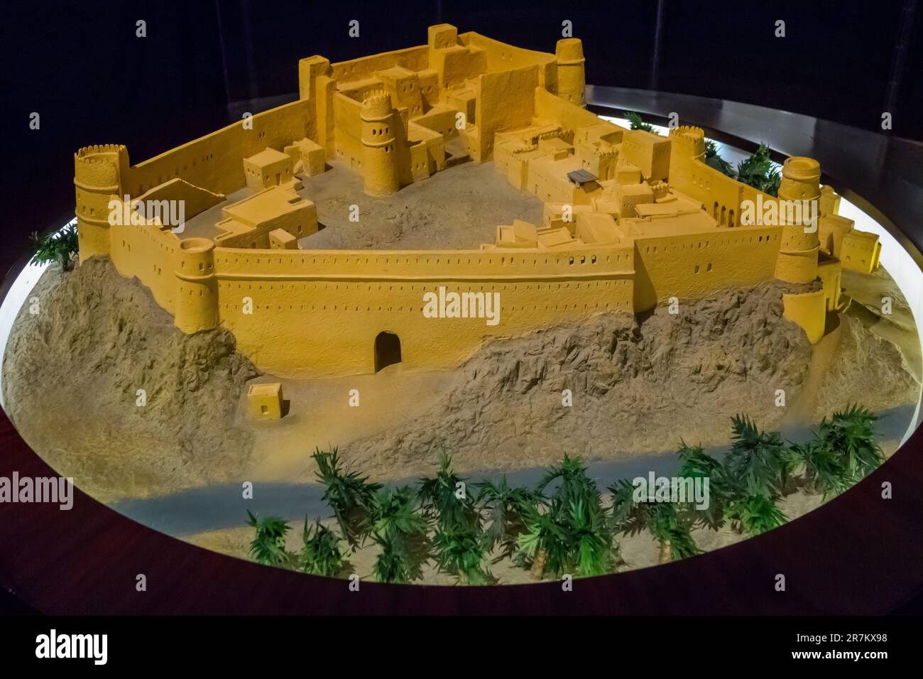 Model in Al Baleed Archeological Park Museum in Salalah, Dhofar ...
