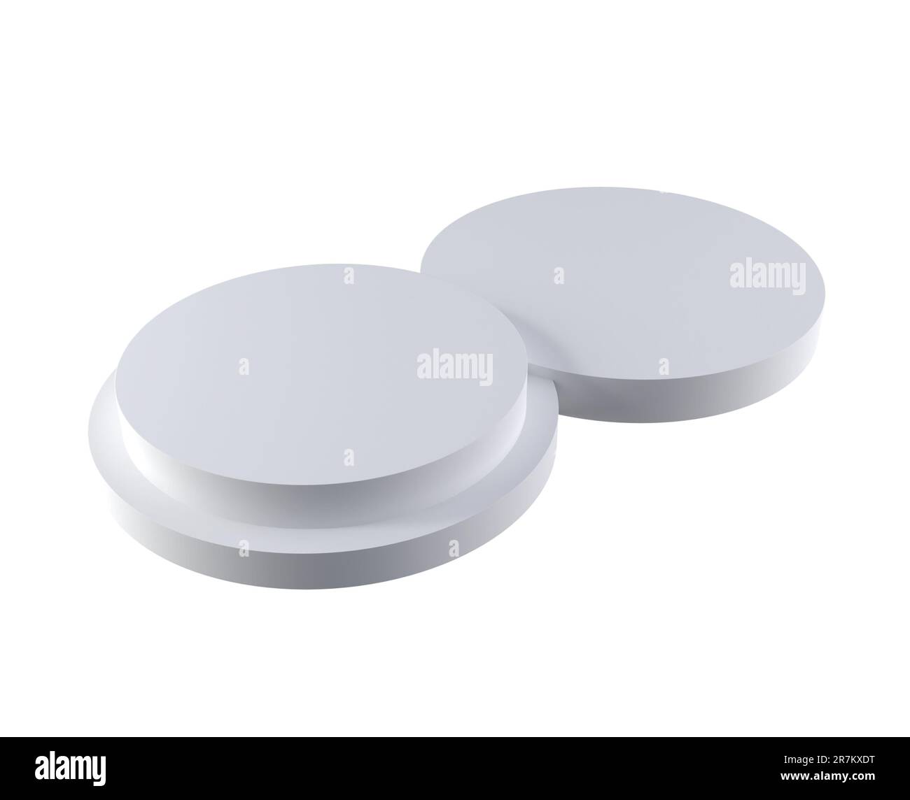 Minimalist round podium and scene with 3d rendering abstract background ...