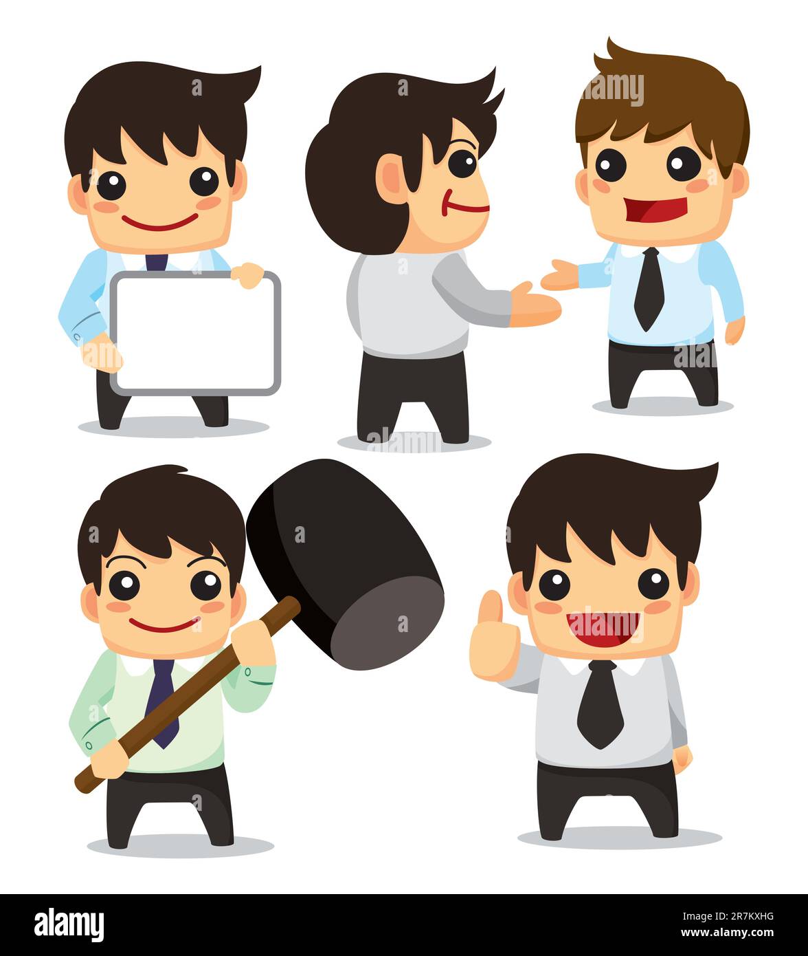 Praise cartoon Stock Vector Images - Alamy