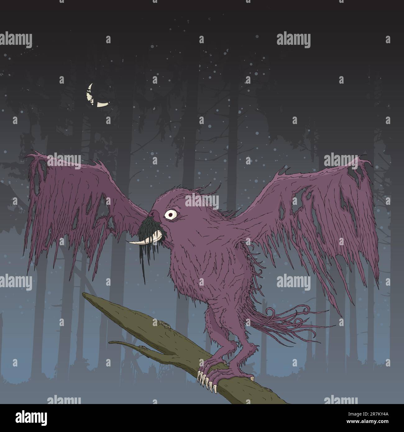 Sky forest die Stock Vector Images - Alamy