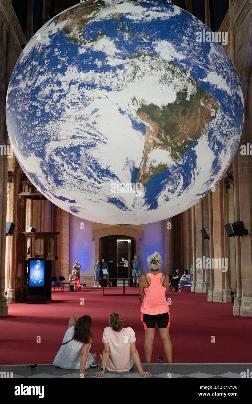 London, UK. 16 June, 2023. Opening day of Luke Jerram's 'Gaia ...