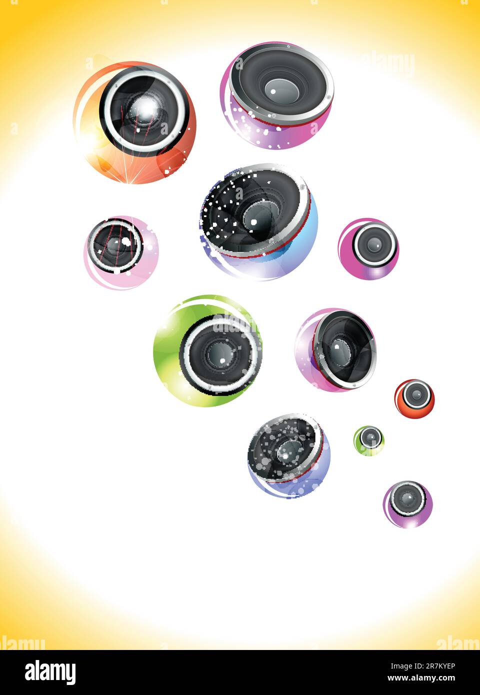 Power of sound Stock Vector Images - Alamy