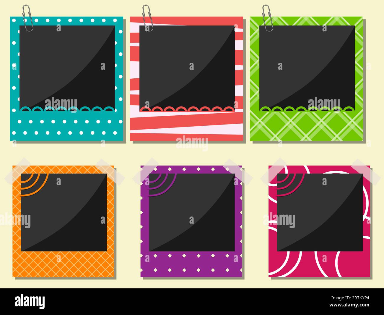 Vector photo frame set Stock Vector Image & Art - Alamy