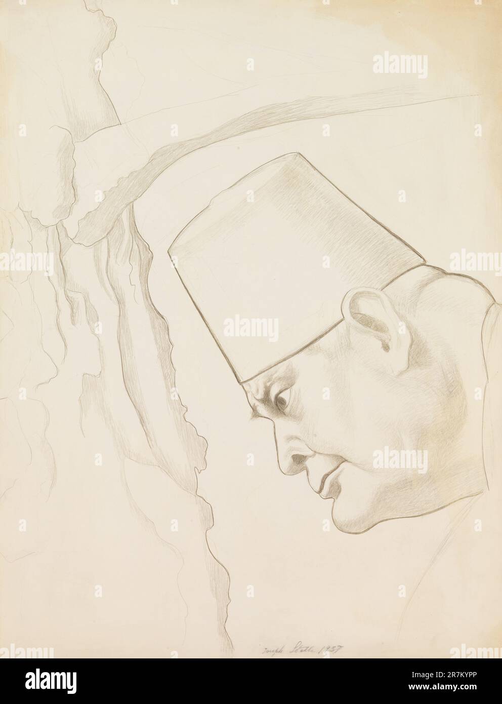 Joseph Stella Self-Portrait 1937 Stock Photo - Alamy