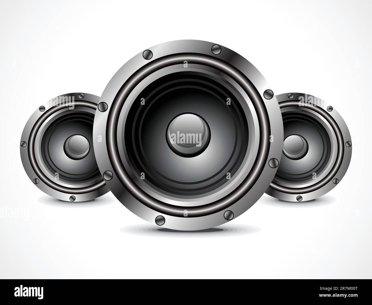 abstract sound speaker vector illustration Stock Vector Image & Art - Alamy