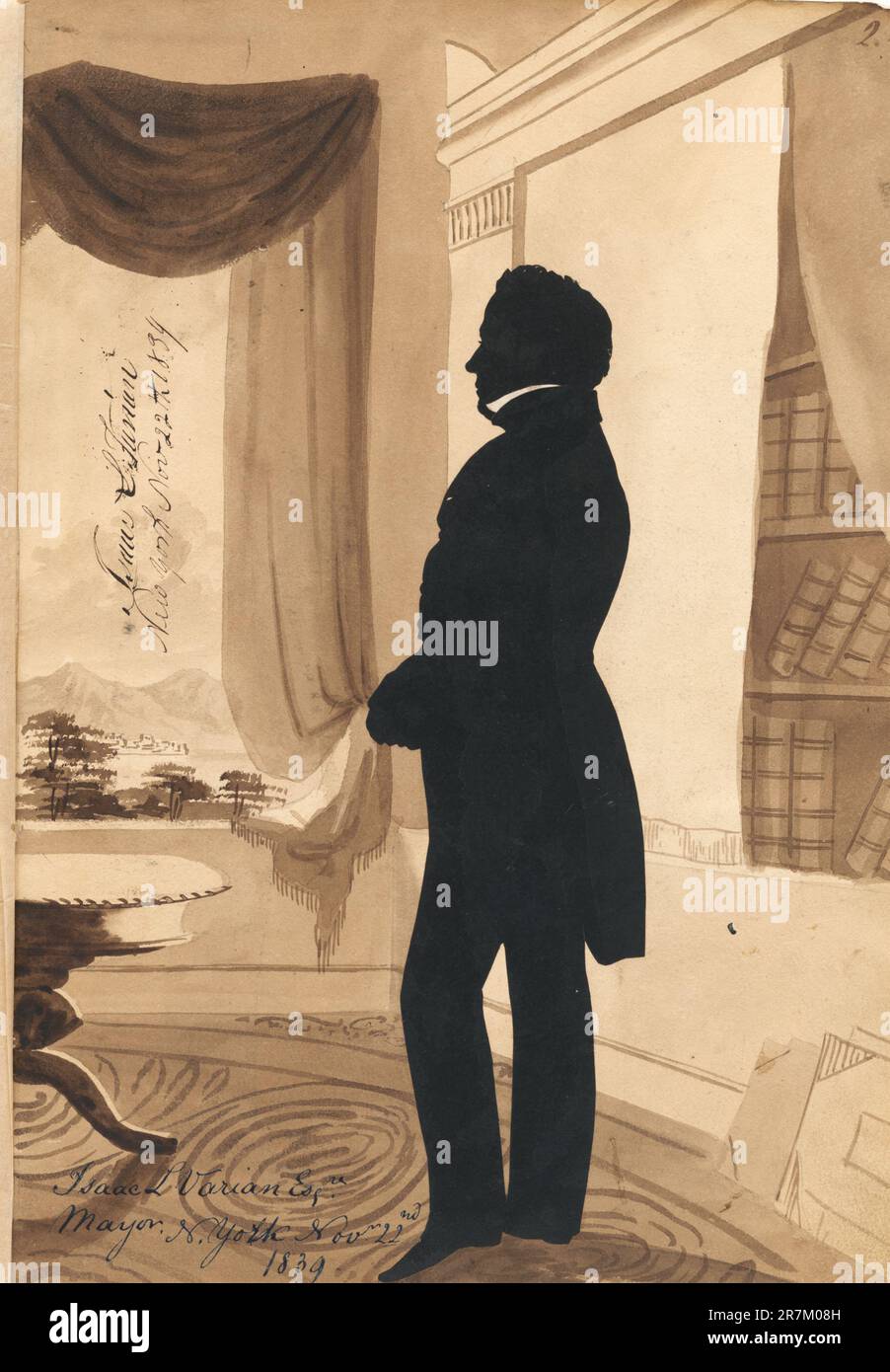 Isaac L. Varian 1839 Stock Photo - Alamy