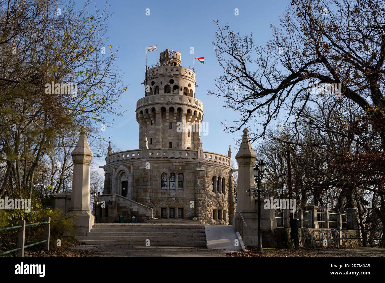Budapest, Hungary - December 1st, 2022: The Elizabeth lookout tower on ...
