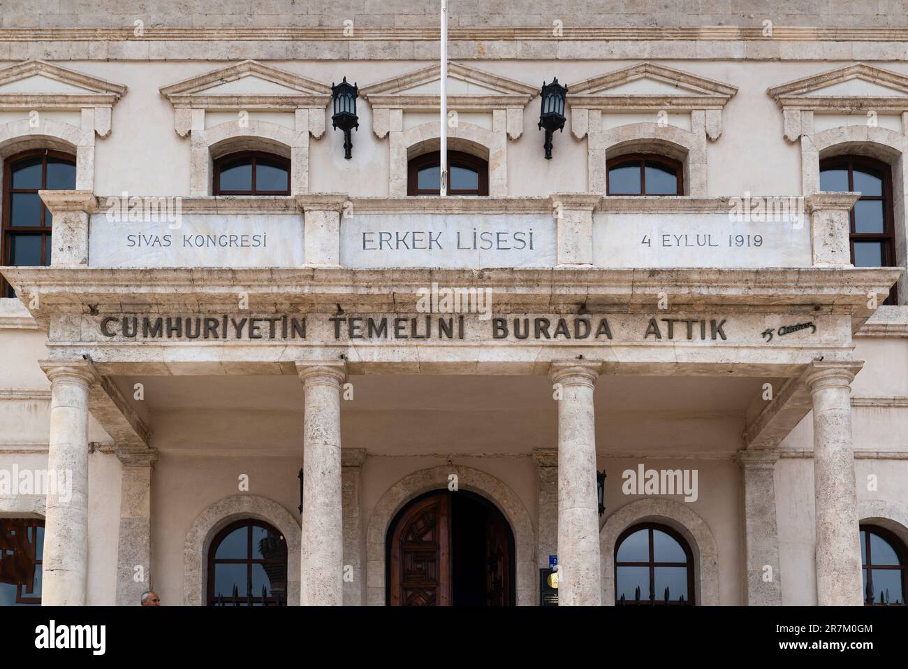 Sivas, Turkey - May 7 2023: Sivas congress building and museum Stock ...