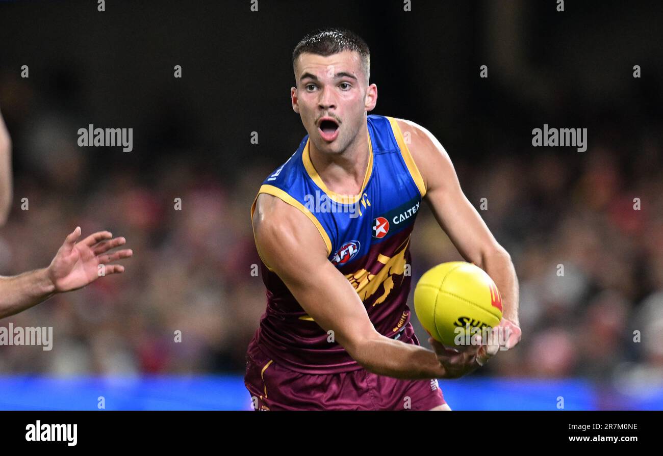 Brisbane, Australia. 16th June, 2023. Darcy Wilmot of the Lions in ...
