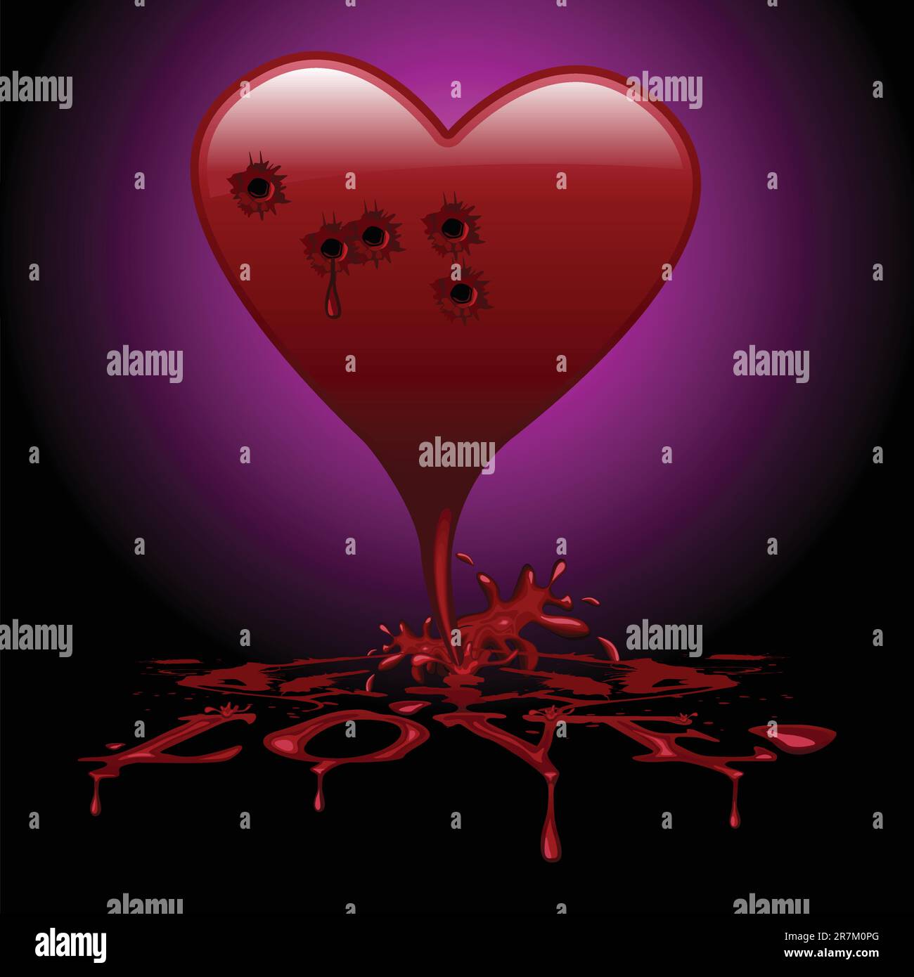 Bleeding heart Stock Vector Images - Alamy