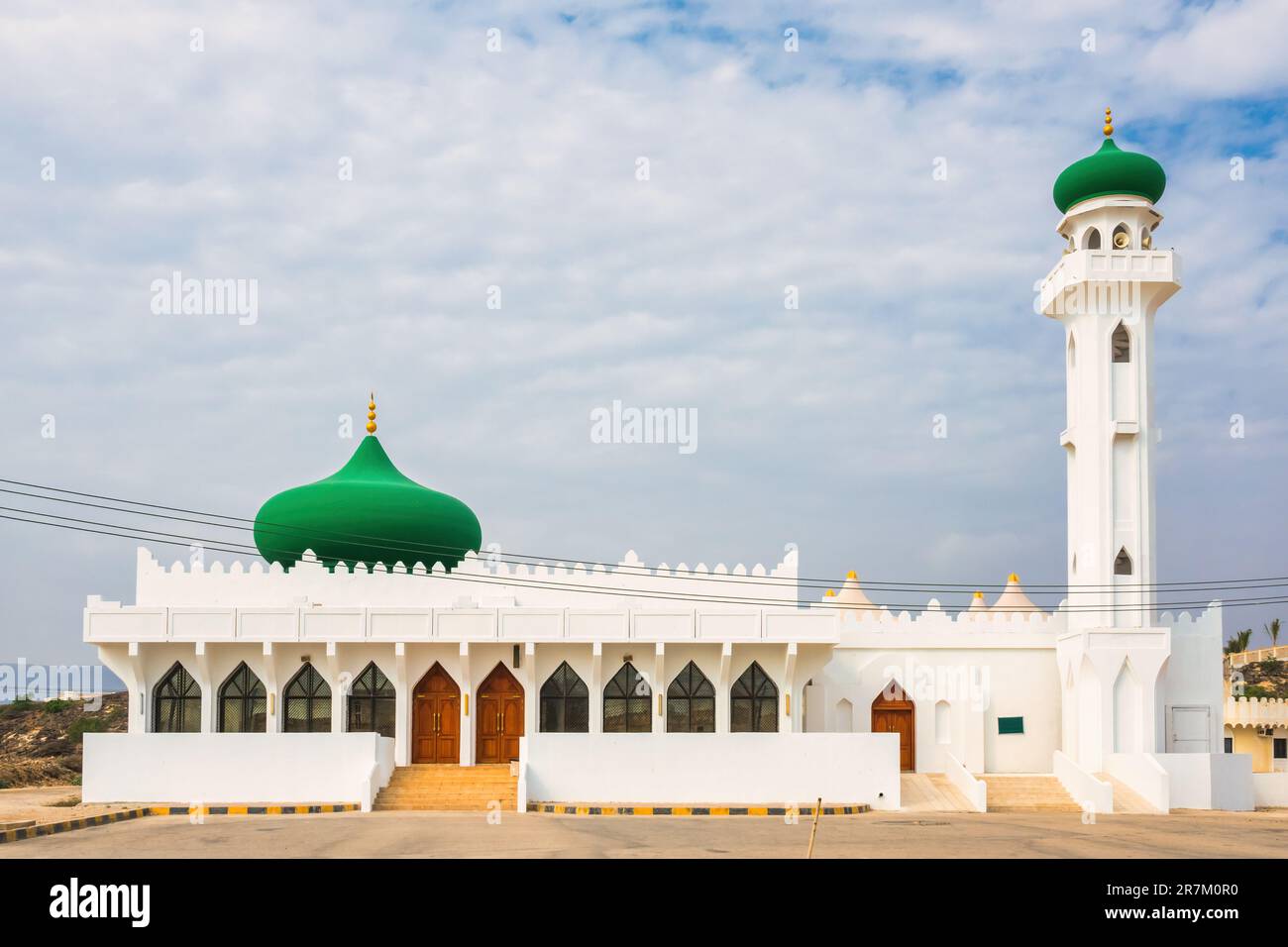 Ornate mosque in Taqah, Dhofar Governorate, Oman Stock Photo - Alamy