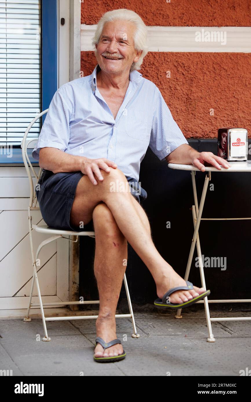 Old Italian Man Cafe