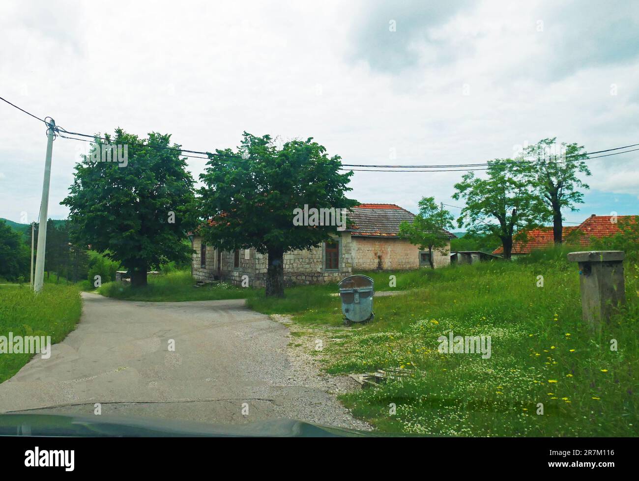 Montenegro, country road from Danilovgrad to Kotor Stock Photo - Alamy
