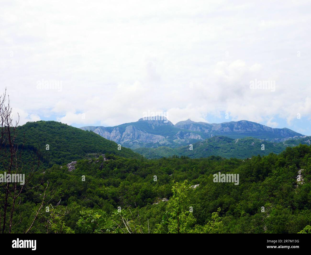 Montenegro, country road from Danilovgrad to Kotor Stock Photo - Alamy