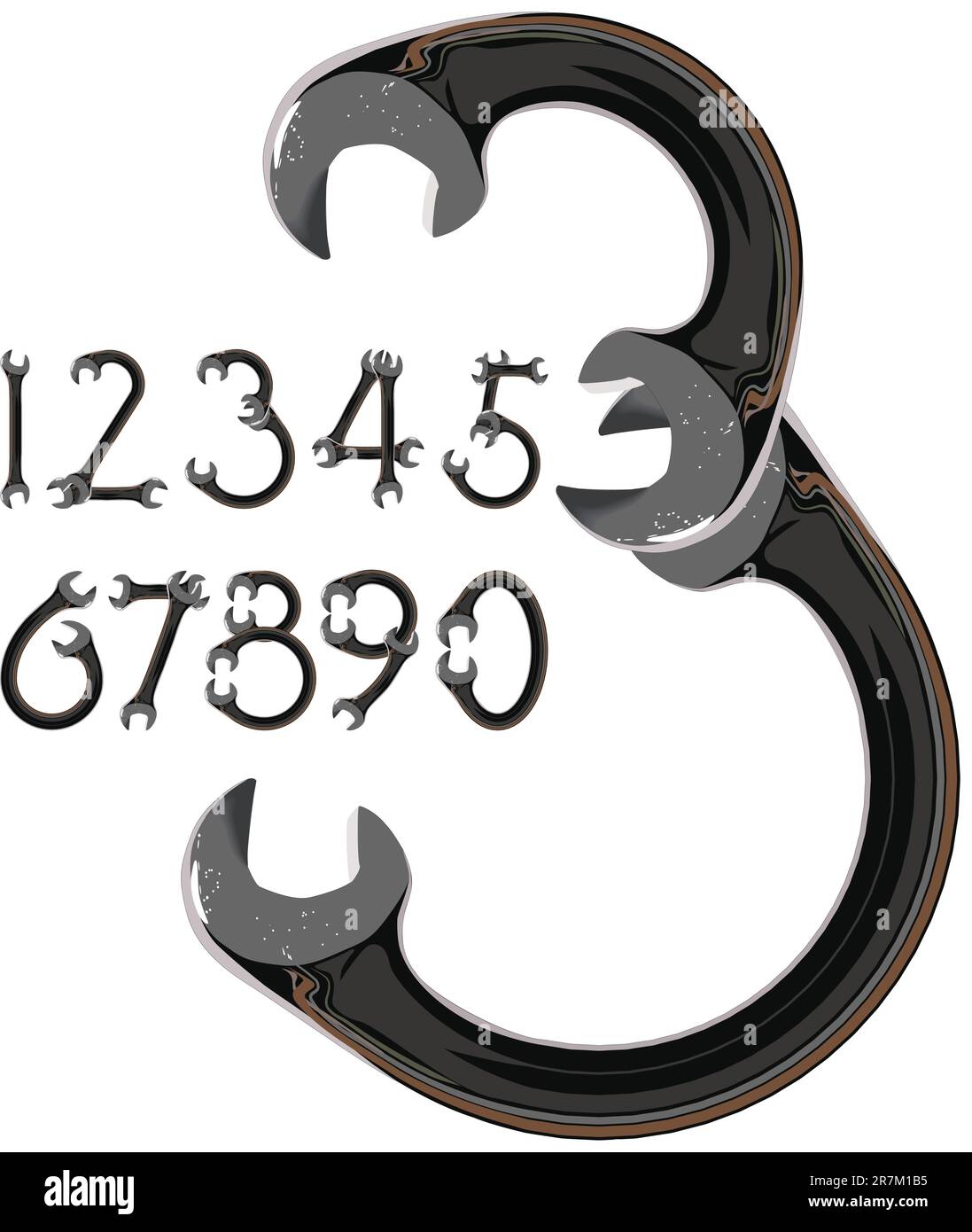 Human numbers Stock Vector Images - Alamy