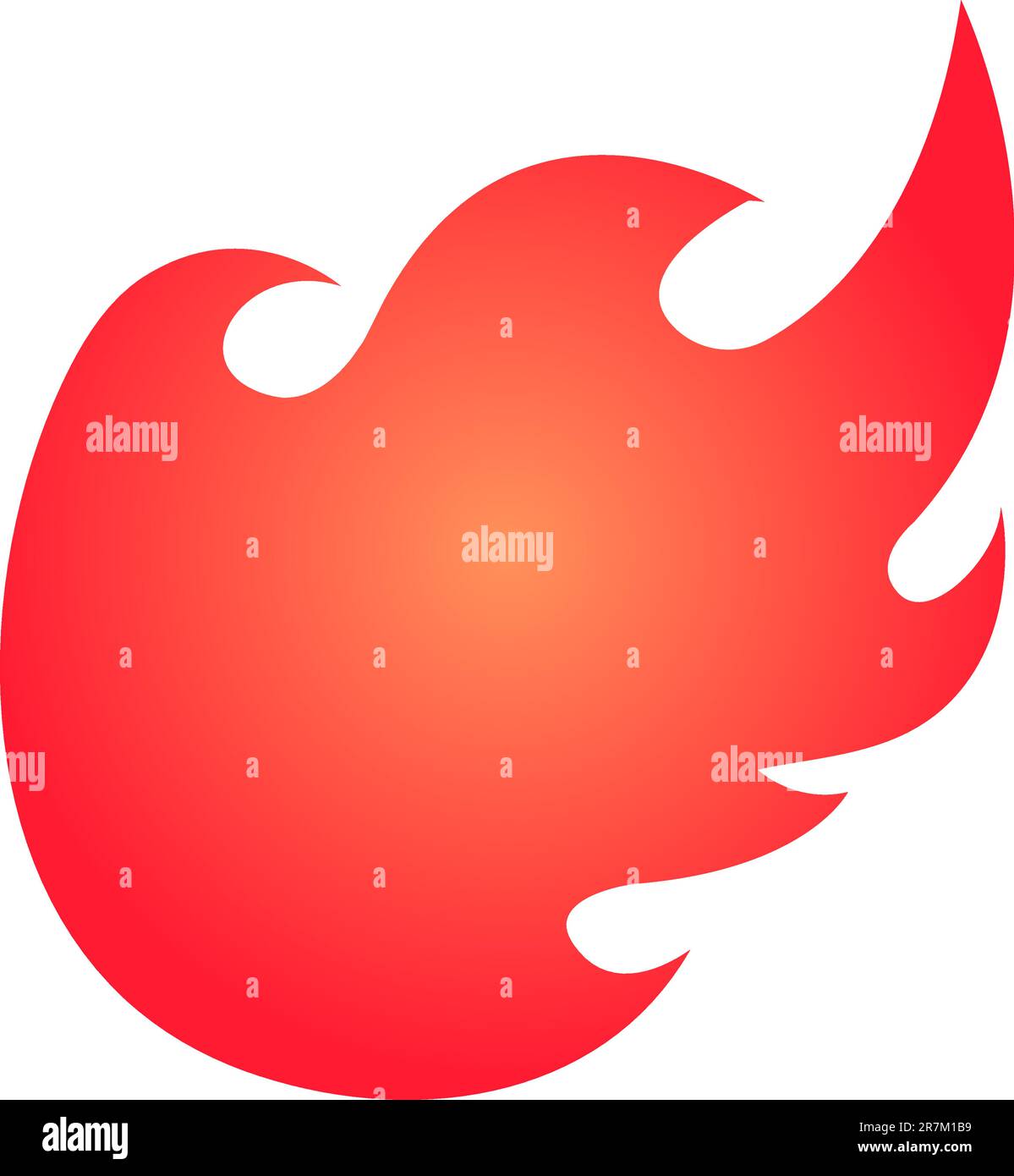 Fire flame shape vector illustration Stock Vector Image & Art - Alamy