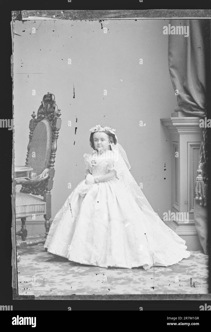 Mercy Lavinia Warren Stratton 1863 Stock Photo - Alamy