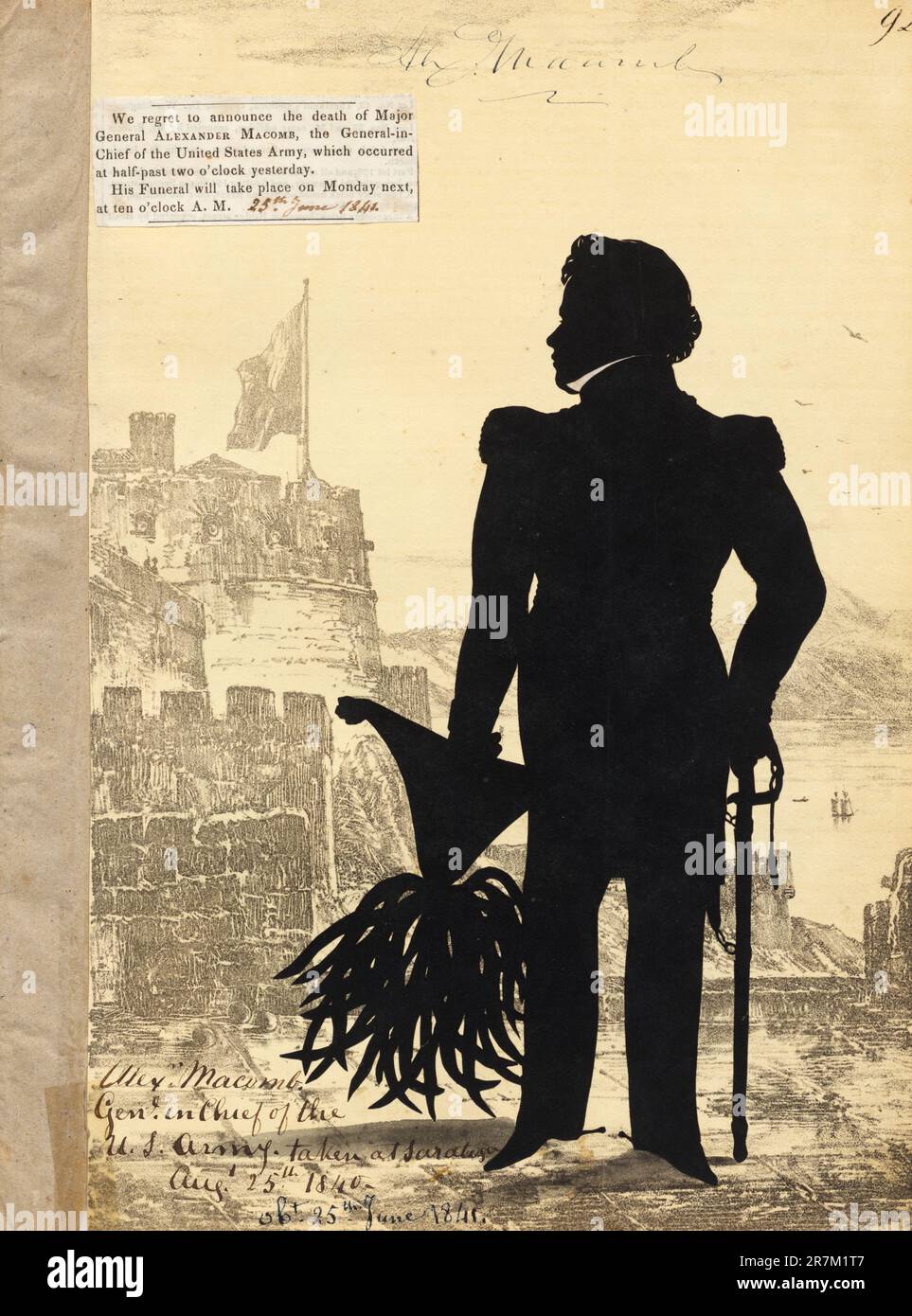 General Alexander Macomb 1840 Stock Photo - Alamy