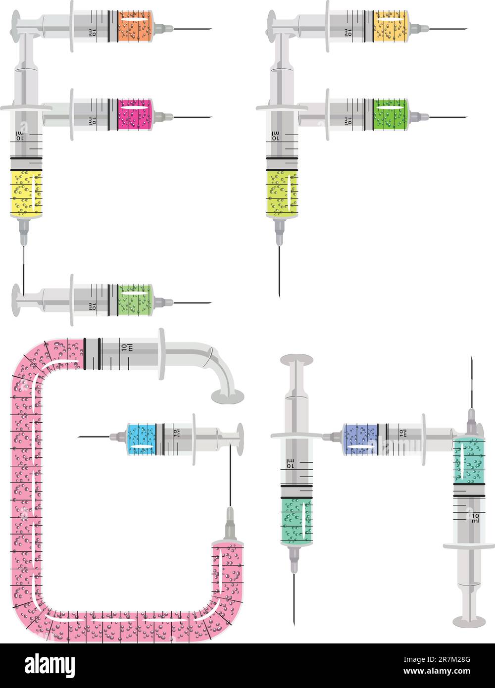 Drug pathway concept Stock Vector Images - Alamy