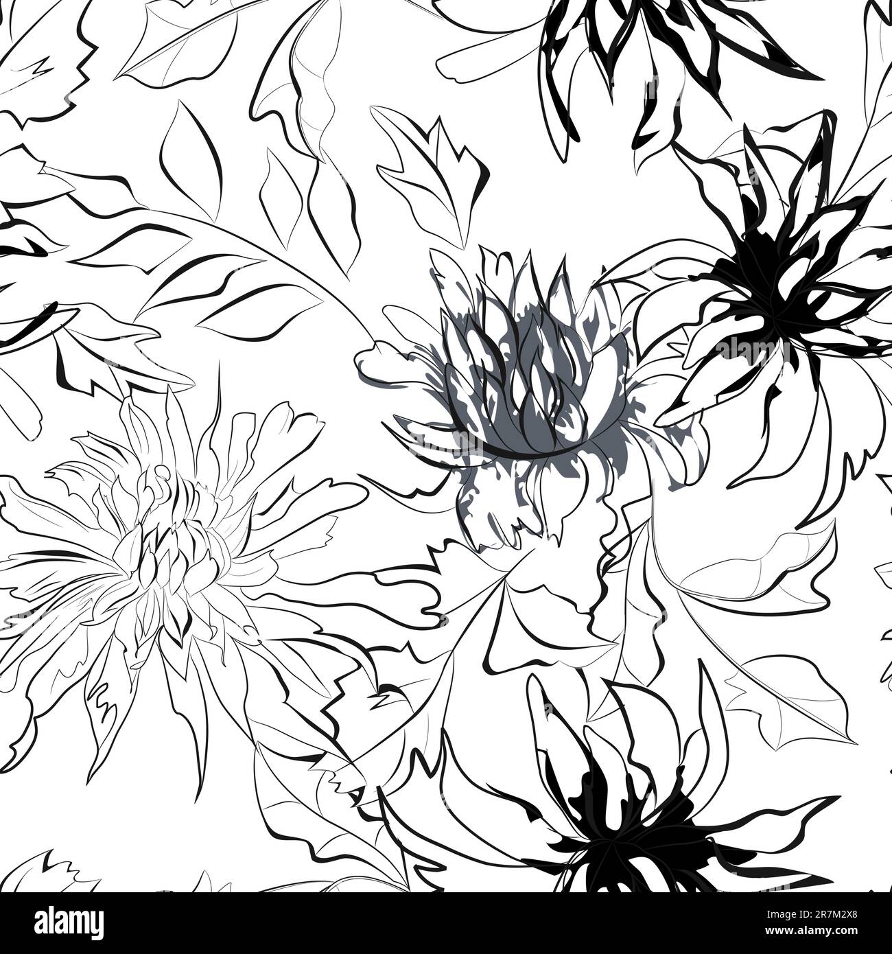 Retro monochrome Stock Vector Images - Alamy