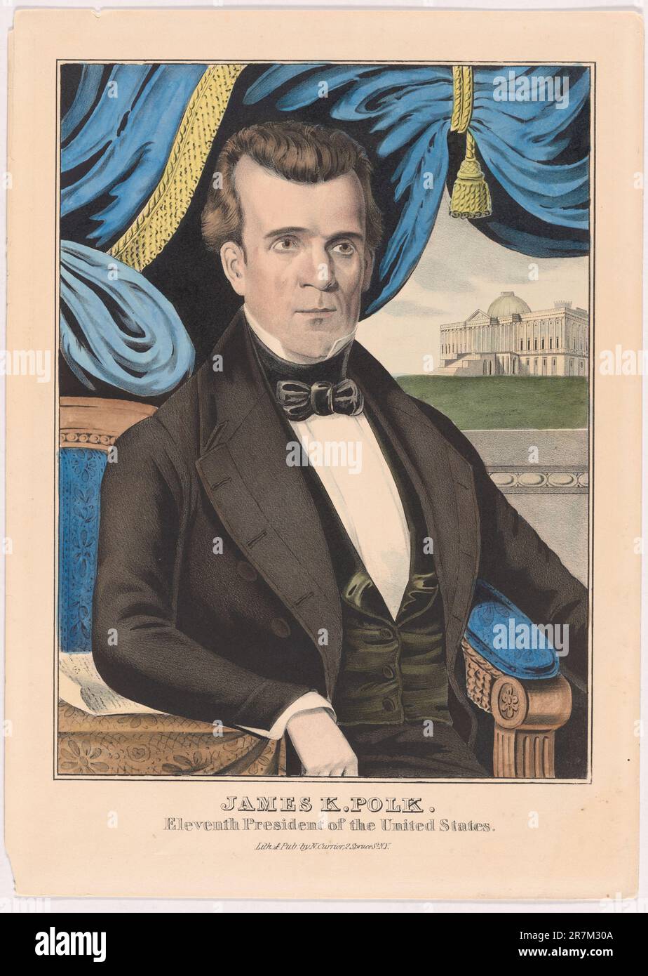 James K. Polk c. 1845-1849 Stock Photo - Alamy