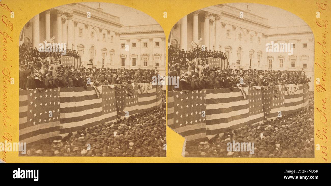 The Inauguration of Rutherford B. Hayes 1877 Stock Photo - Alamy