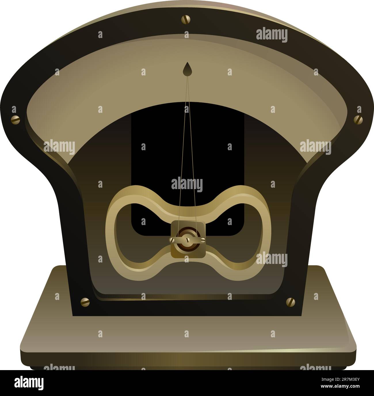 photorealistic vector illustration of a galvanometer Stock Vector Image ...