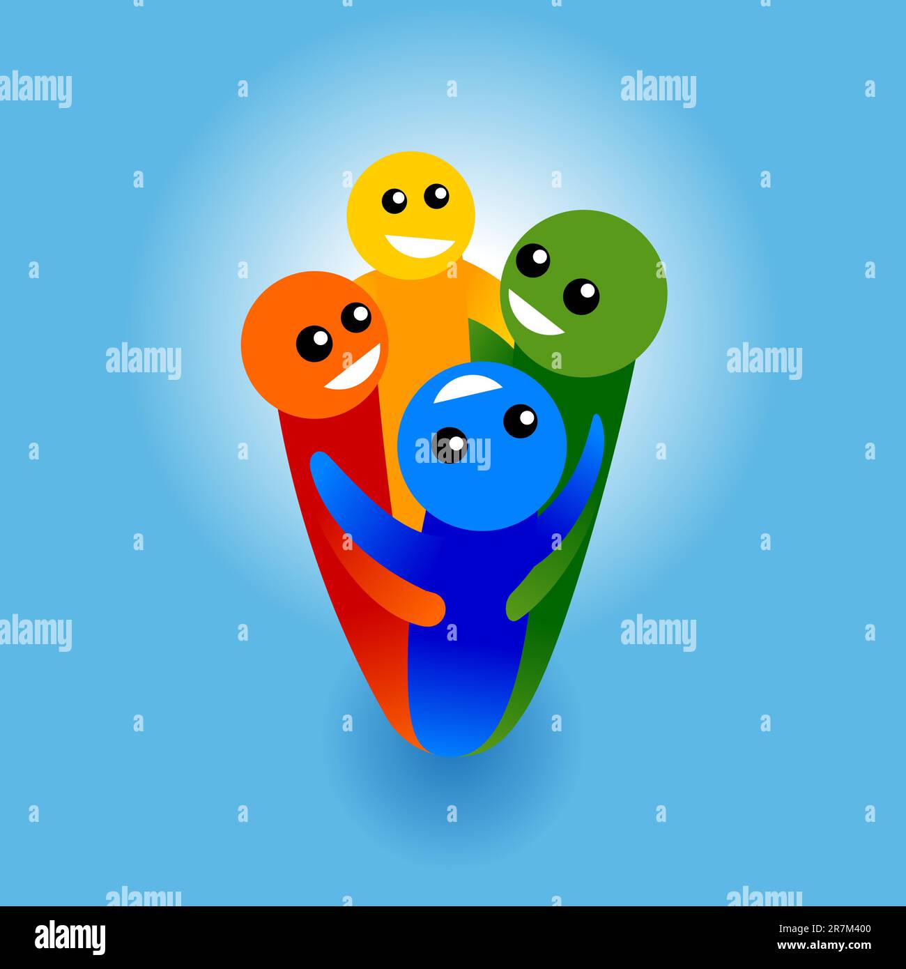 colorful community design element Stock Vector Image & Art - Alamy