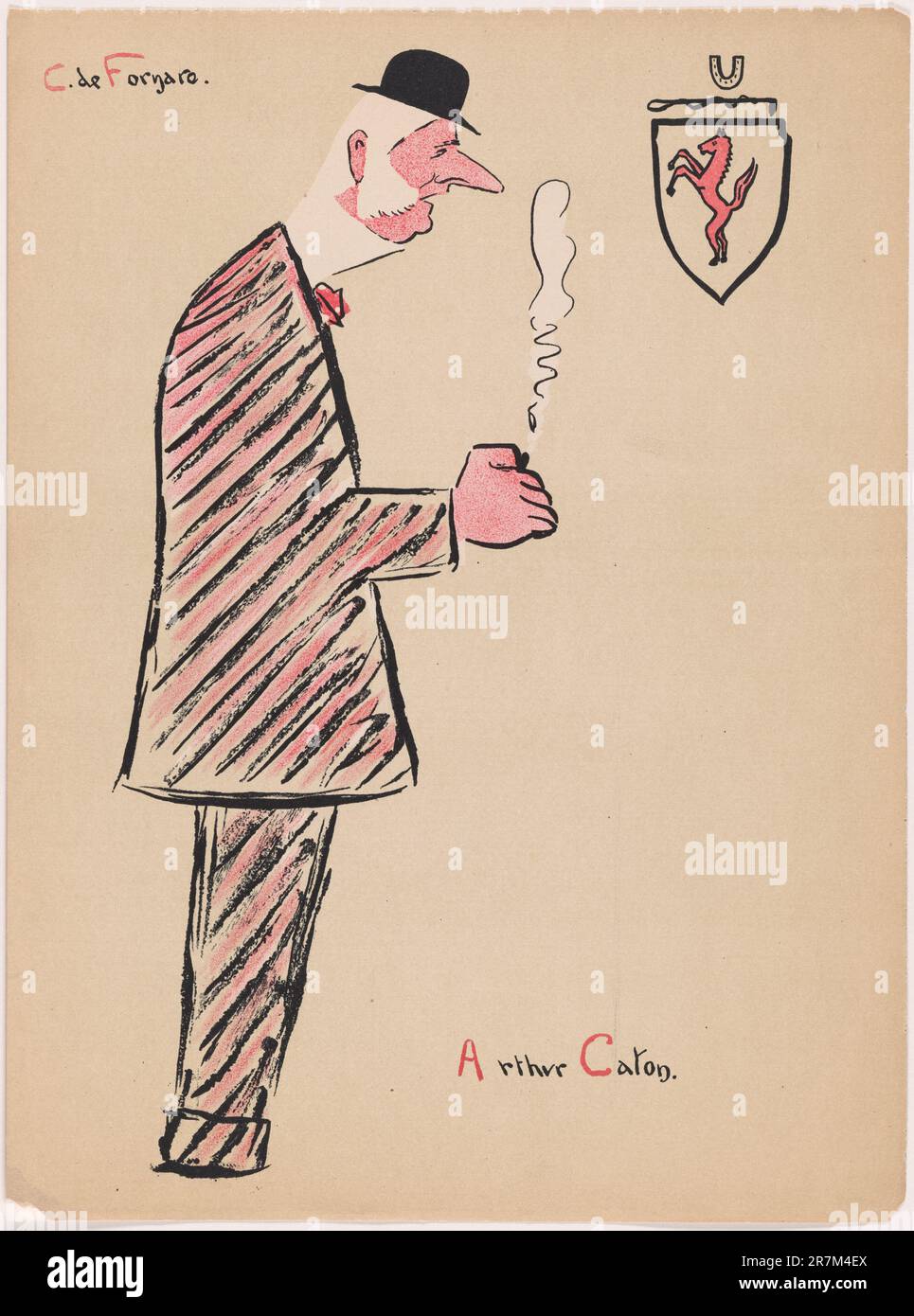 Arthur J. Caton c. 1898 Stock Photo - Alamy